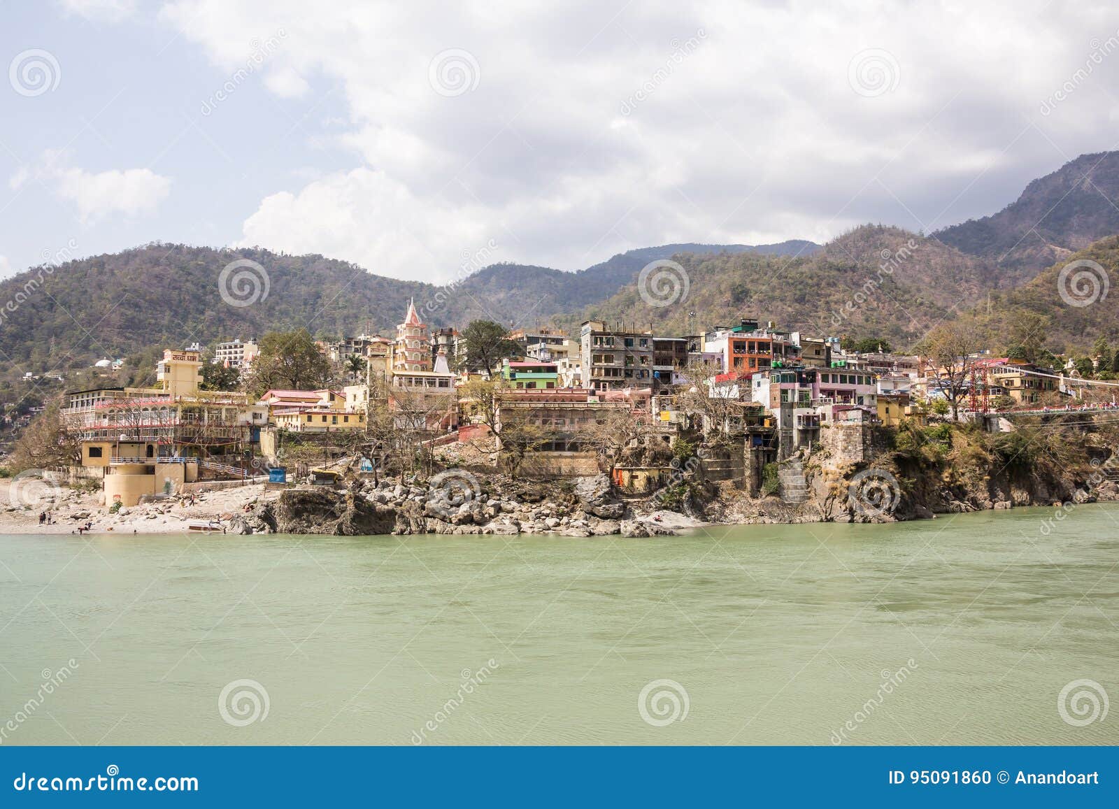 Rishikesh editorial image. Image of travel, laxman, landscape - 95091860
