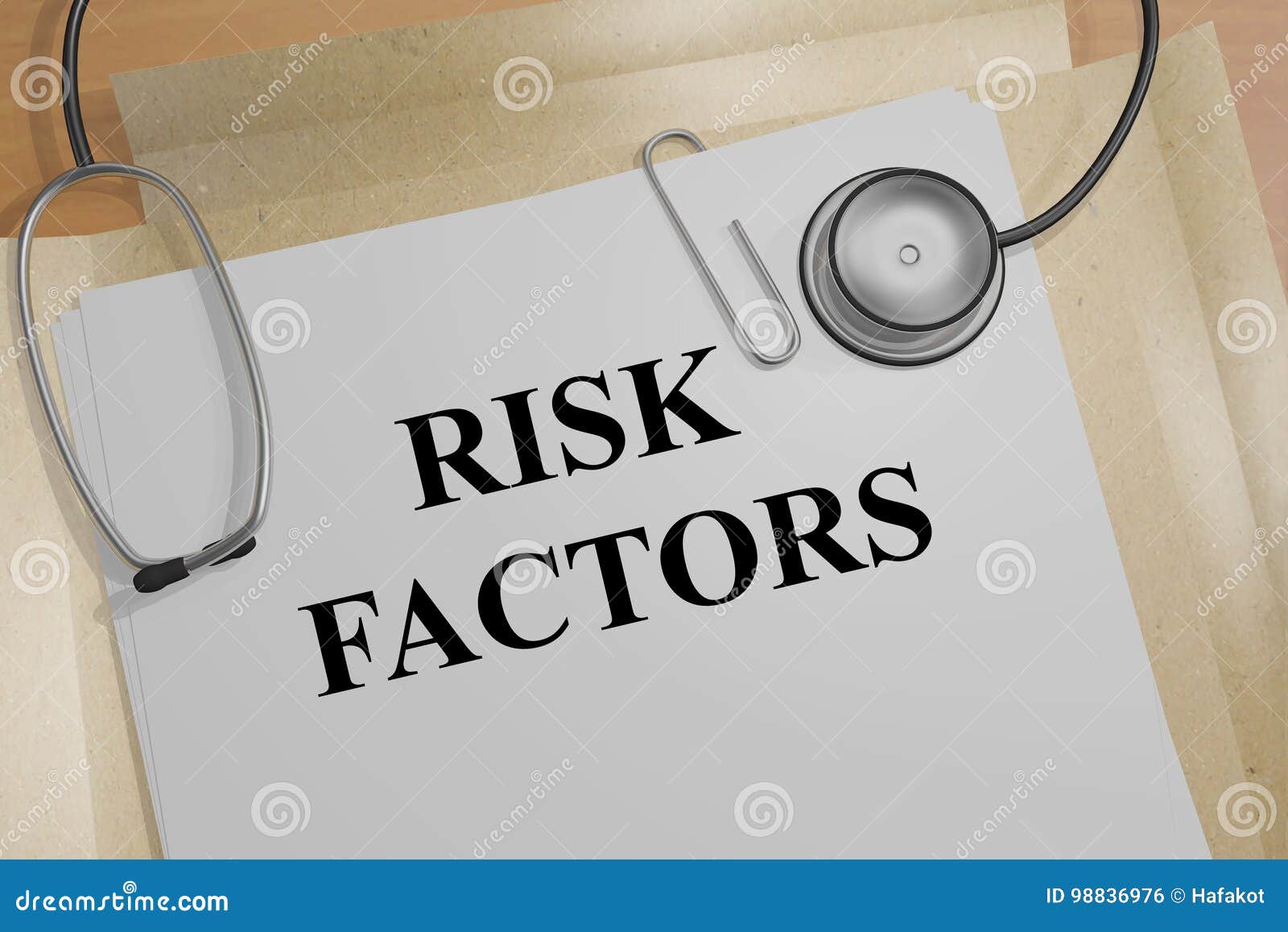 Risicofactoren - Medisch Concept Stock Illustratie - Illustration of ...