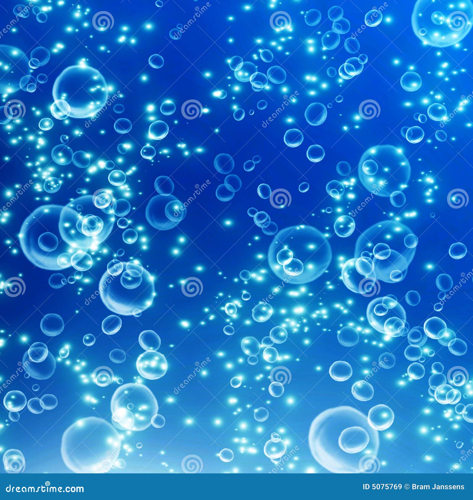 Rising air bubbles stock illustration. Illustration of graphic - 5075769