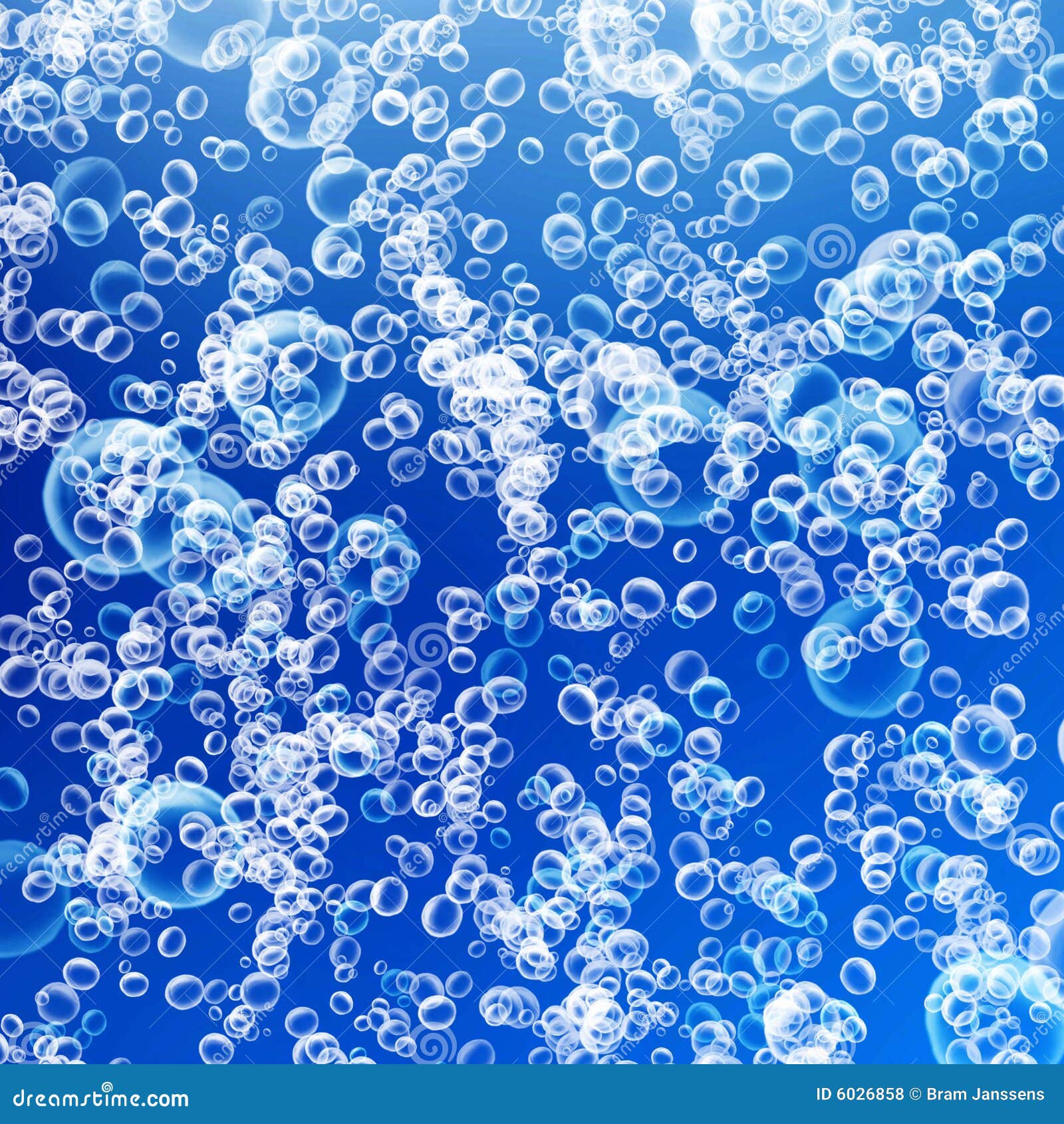 Rising air bubbles stock illustration. Illustration of freshness - 6026858