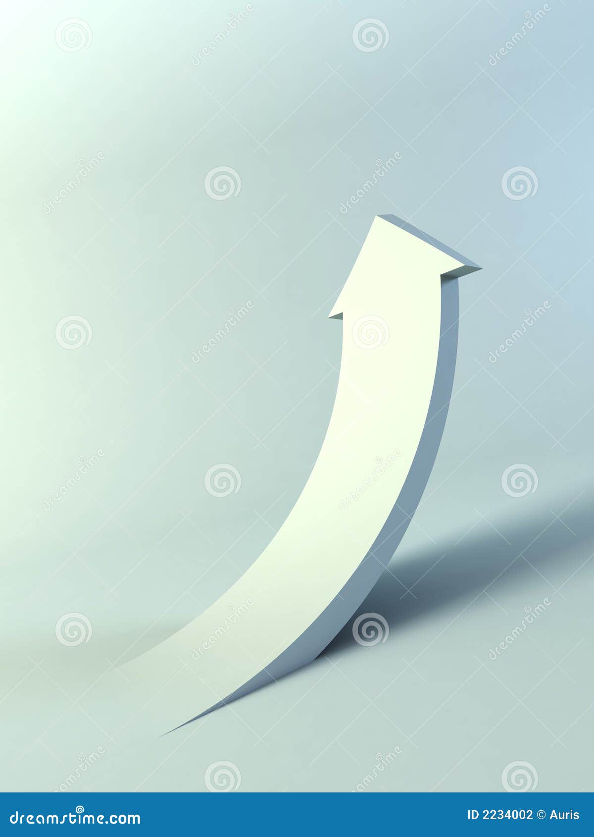 Rising Arrow And Bar Chart Royalty-Free Stock Photo | CartoonDealer.com ...