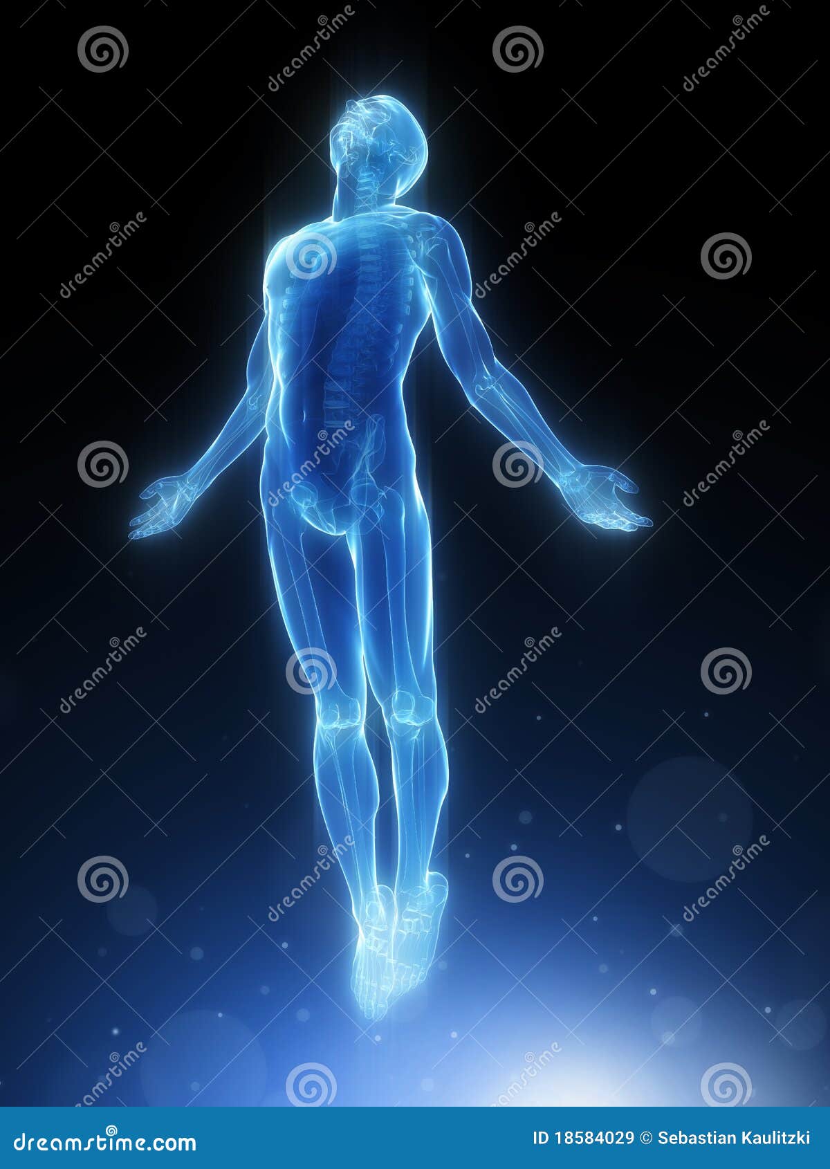 Rising body stock illustration. Illustration of pray - 18584029