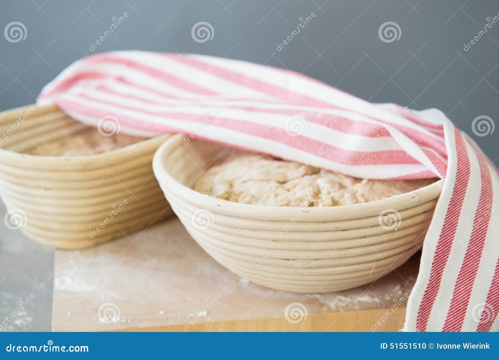 Rising bread dough stock photo. Image of healthy, cooking - 51551510