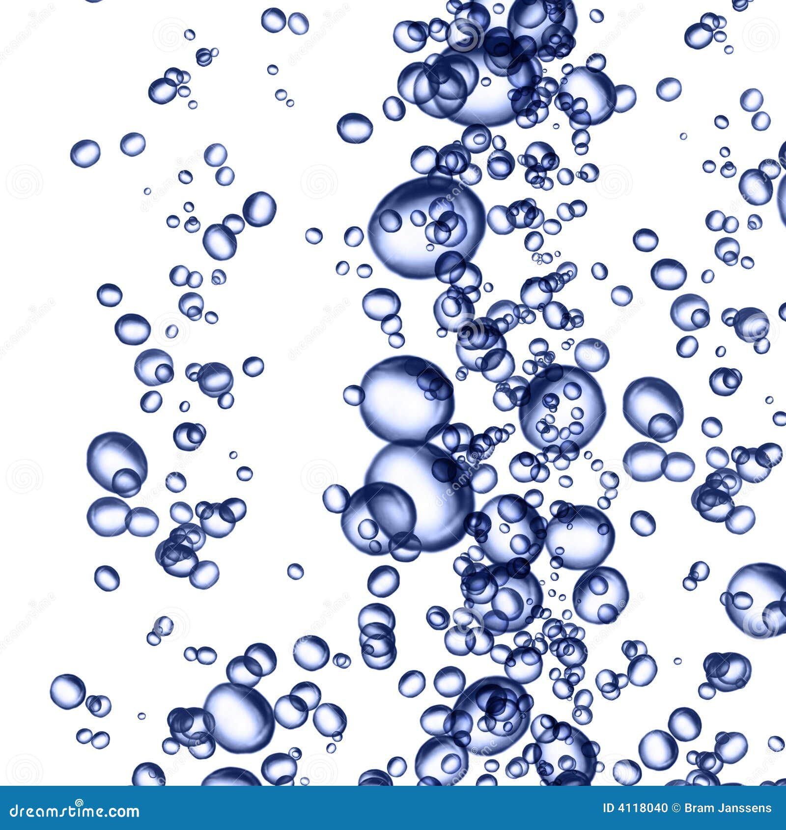 Rising bubbles stock illustration. Illustration of drop - 4118040