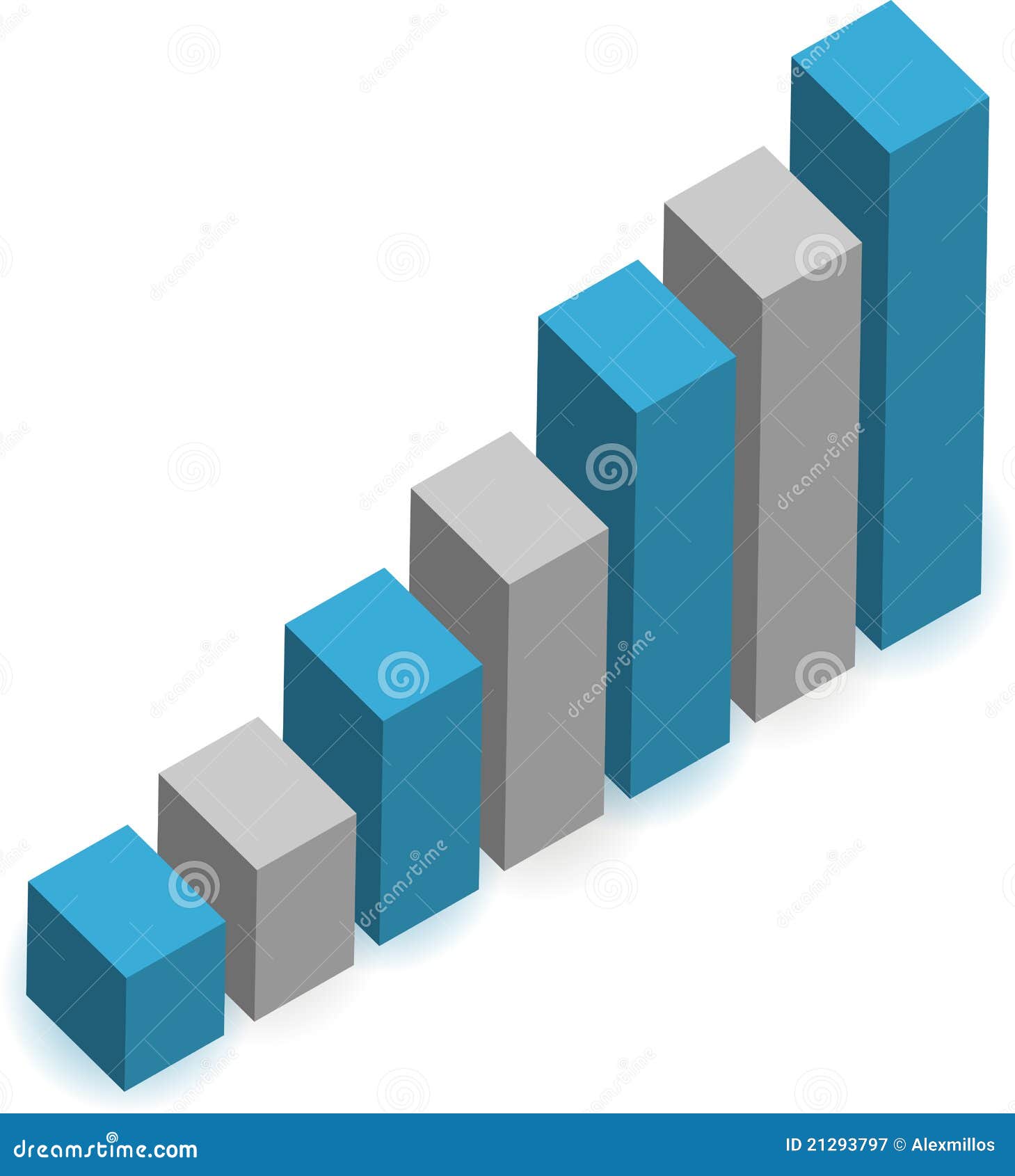 Rising Business Graph Illustration Stock Vector - Illustration of ...