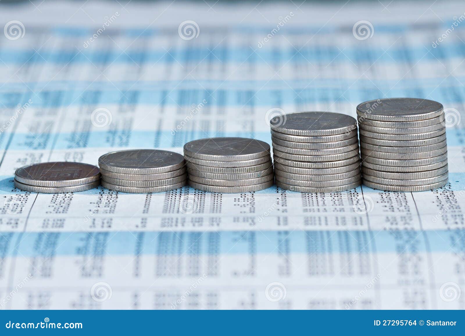 Rising coin graph stock photo. Image of earnings, coin - 27295764