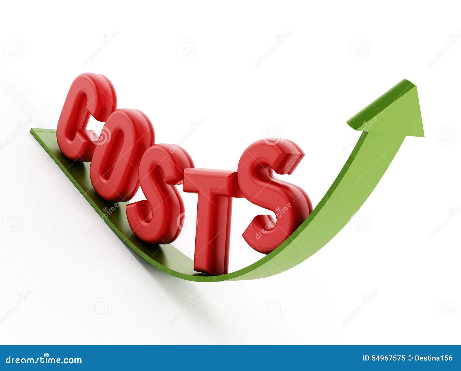 Rising costs stock illustration. Illustration of cost - 54967575