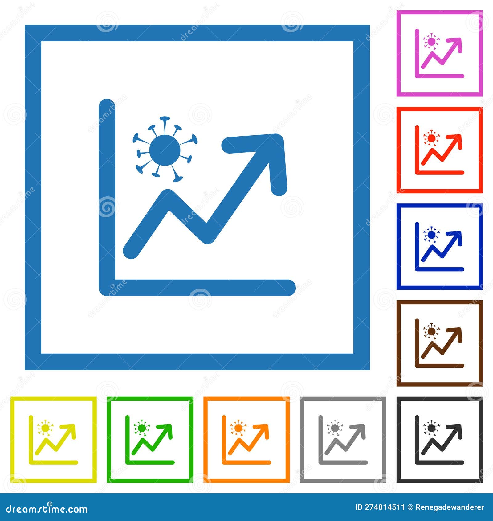 Covid-19 Graph. Masks. Wear A Mask, Prevent The Spread, Beat The Virus ...