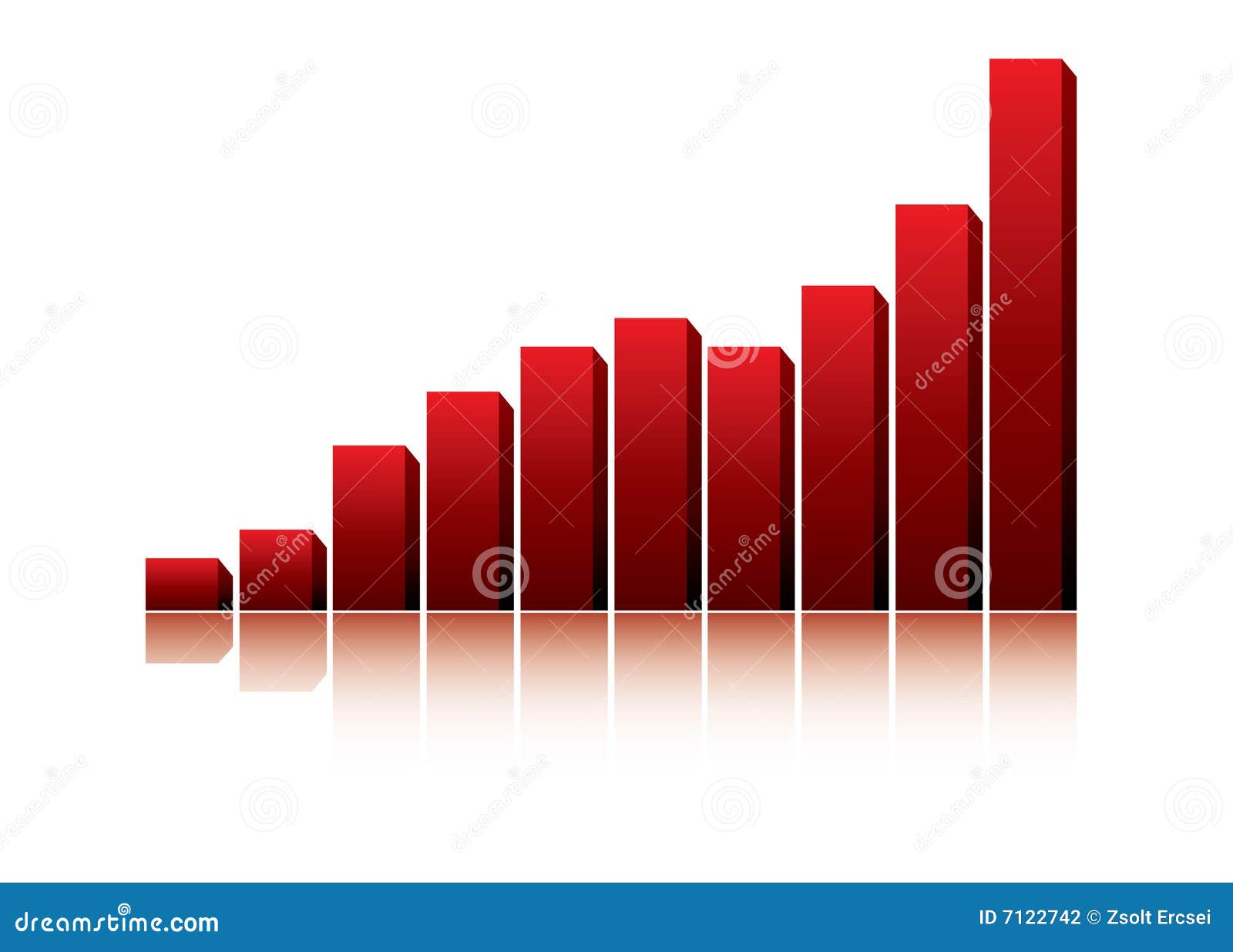 Rising economy stock vector. Illustration of information - 7122742