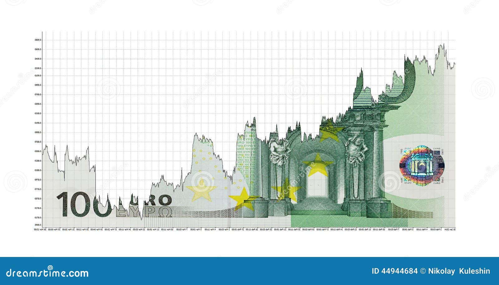 Rising euro stock photo. Image of digital, earnings, close - 44944684