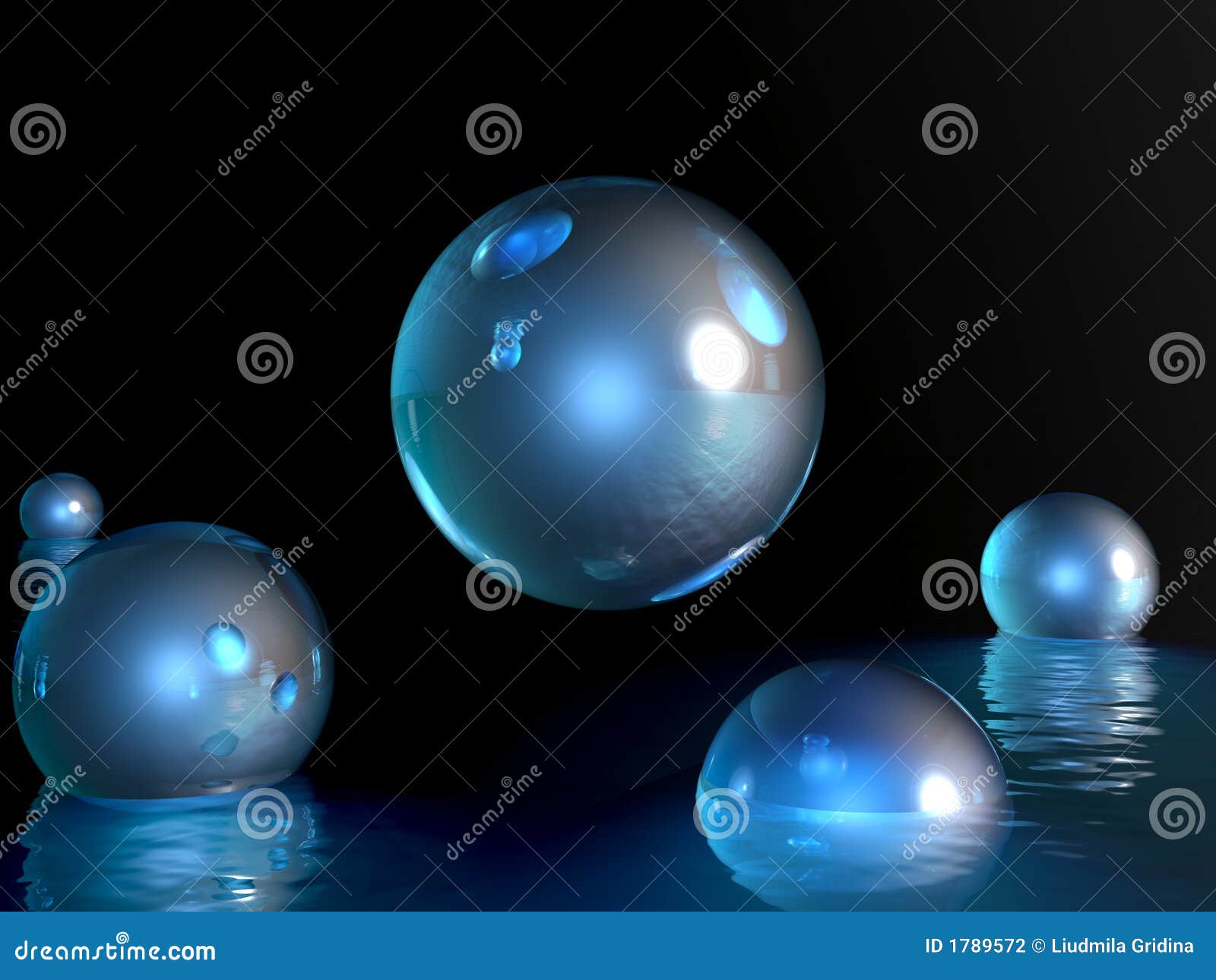 Rising fantasy balls stock illustration. Illustration of clean - 1789572