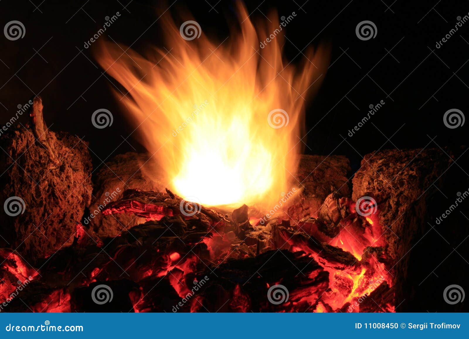 Rising flame stock photo. Image of blaze, power, fire - 11008450