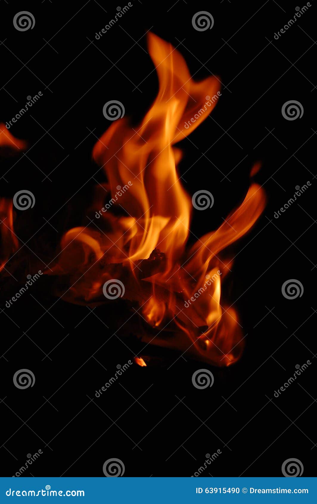 Rising Flames stock photo. Image of fire, burnt, flame - 63915490