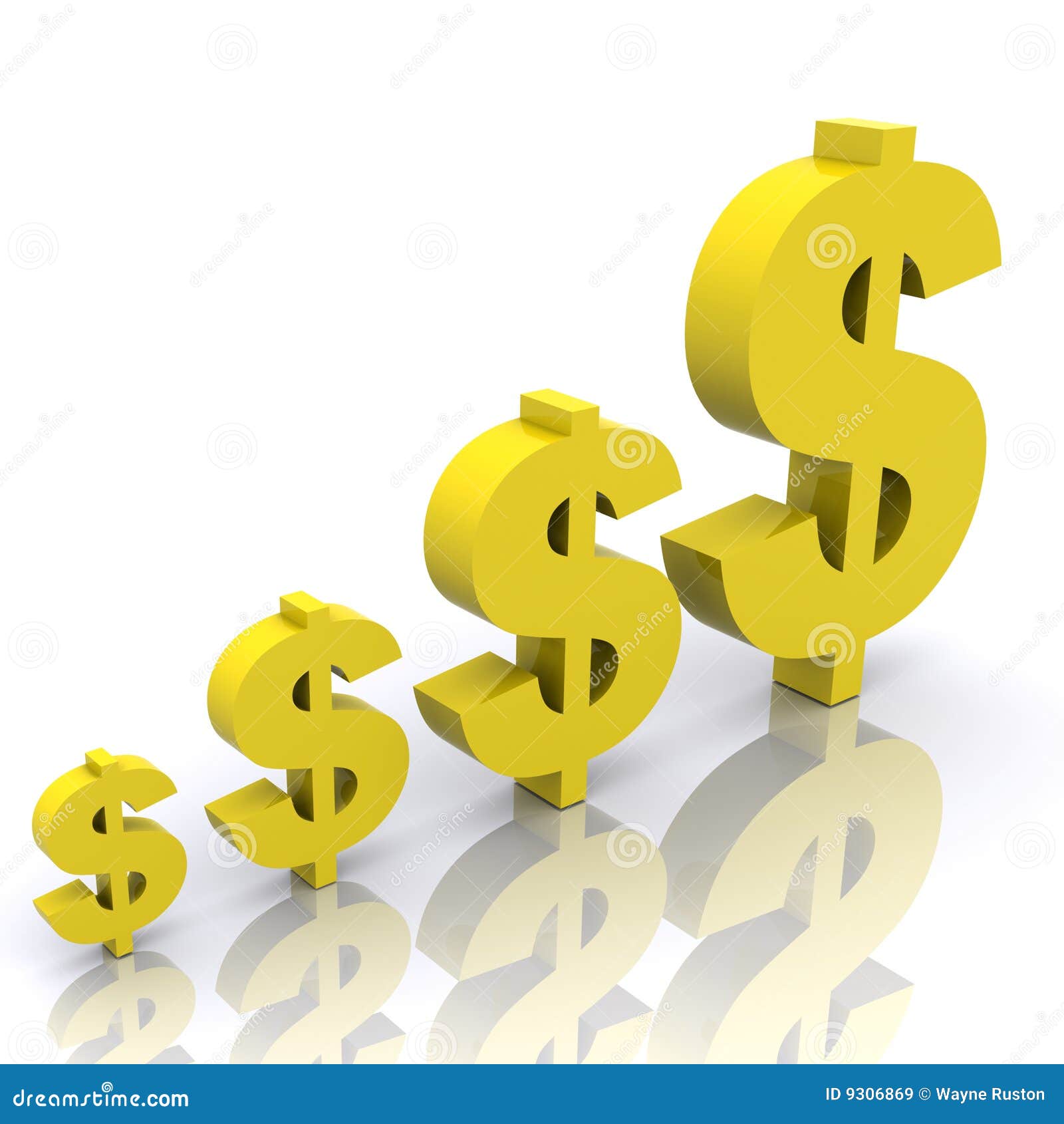 Rising Fortune stock illustration. Illustration of ideas - 9306869