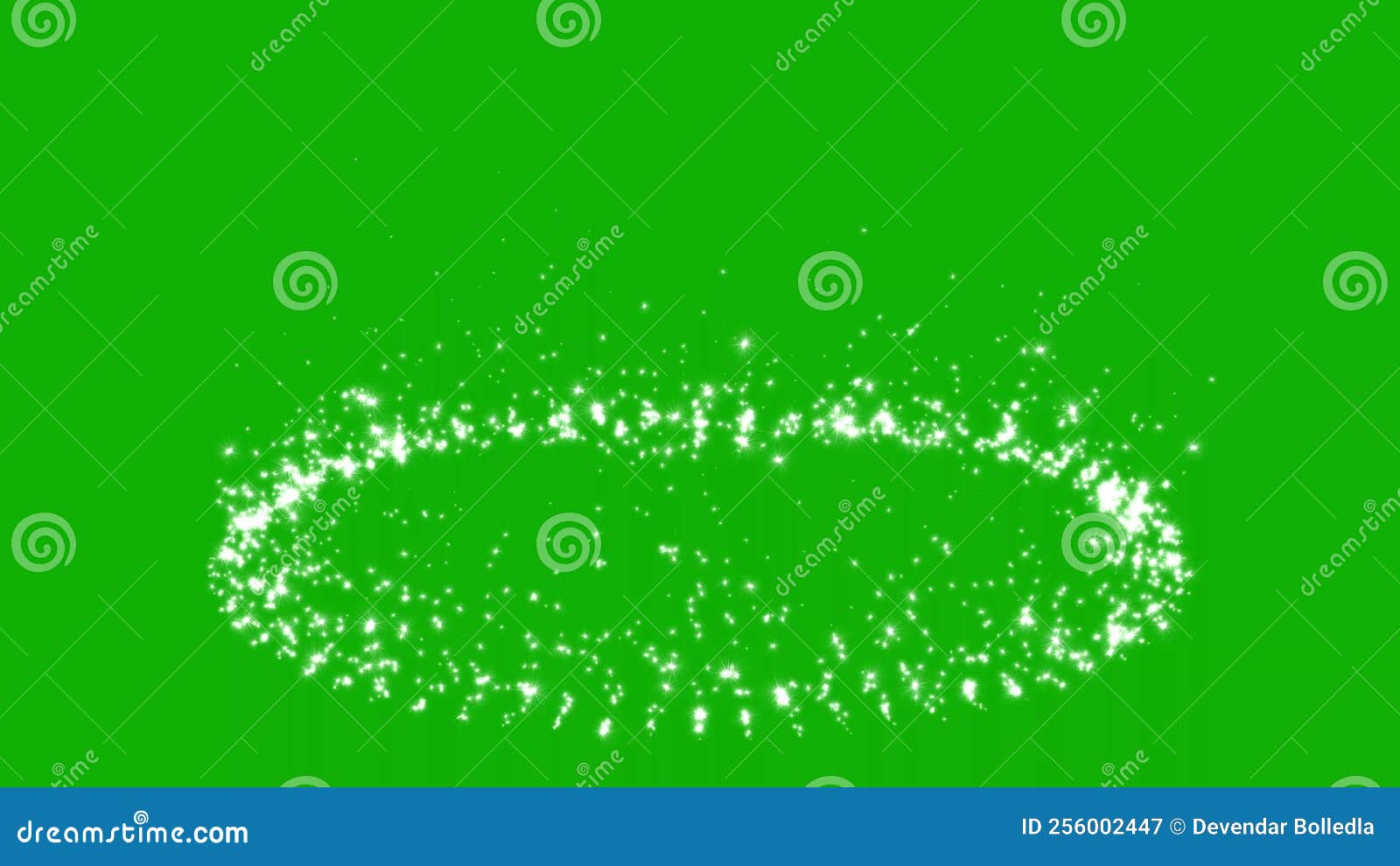 Rising Glitter Particles Circle Motion Graphics with Green Screen ...