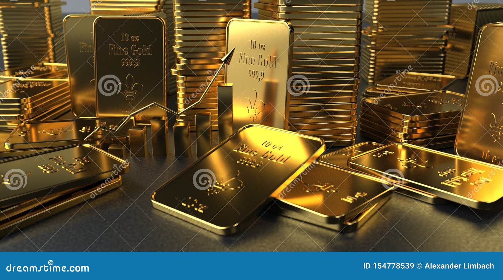 Rising Gold Rate stock illustration. Illustration of price - 154778539