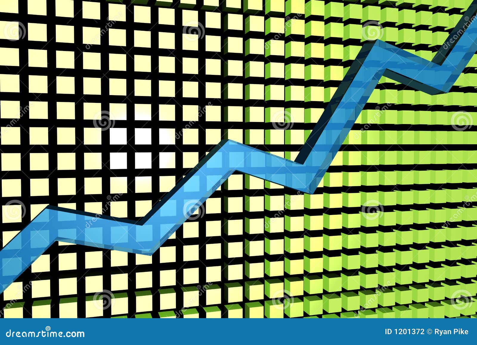 Rising graph stock illustration. Illustration of idea - 1201372