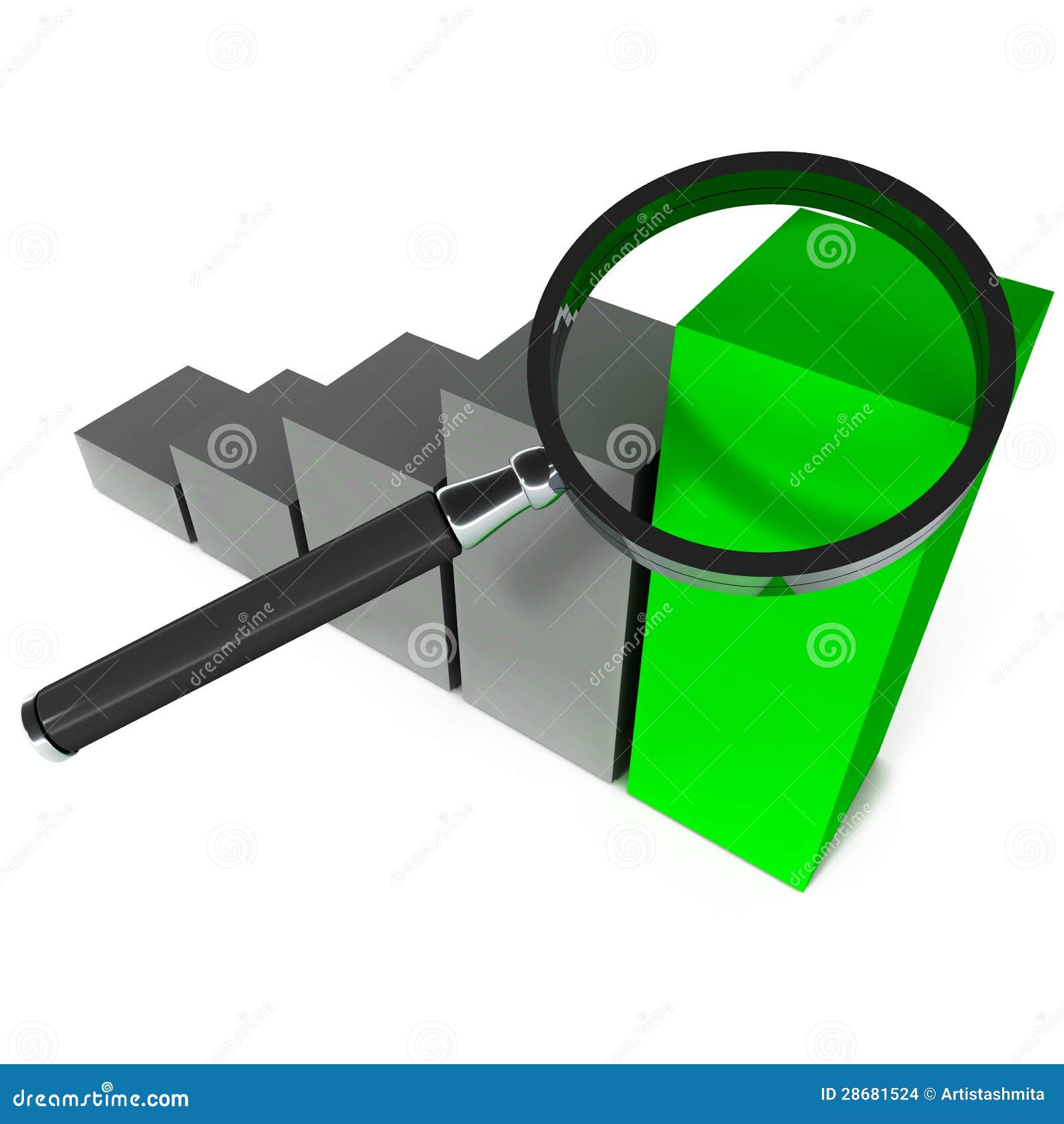 Rising Graph With Arrows Cartoon Vector | CartoonDealer.com #32662605