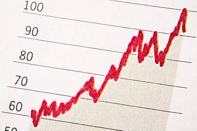Rising Graph stock image. Image of increasing, gain, statistics - 4797685
