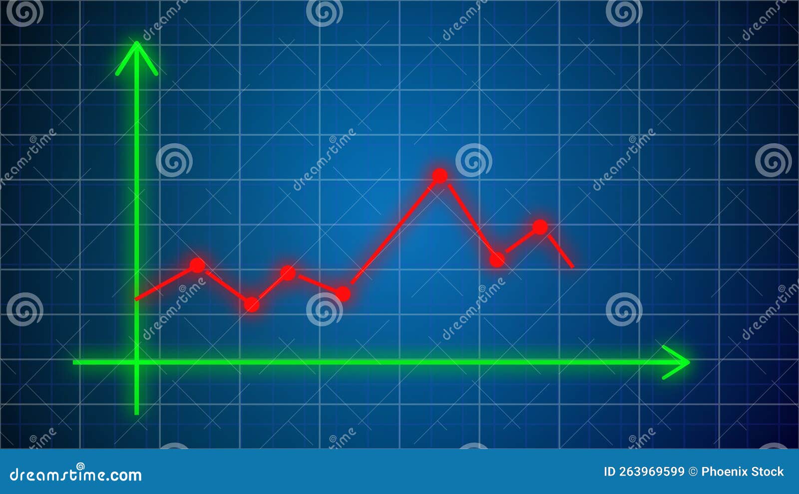 Rising Graph Animation Easy To Use, Digital Analyzing Graph Motion ...