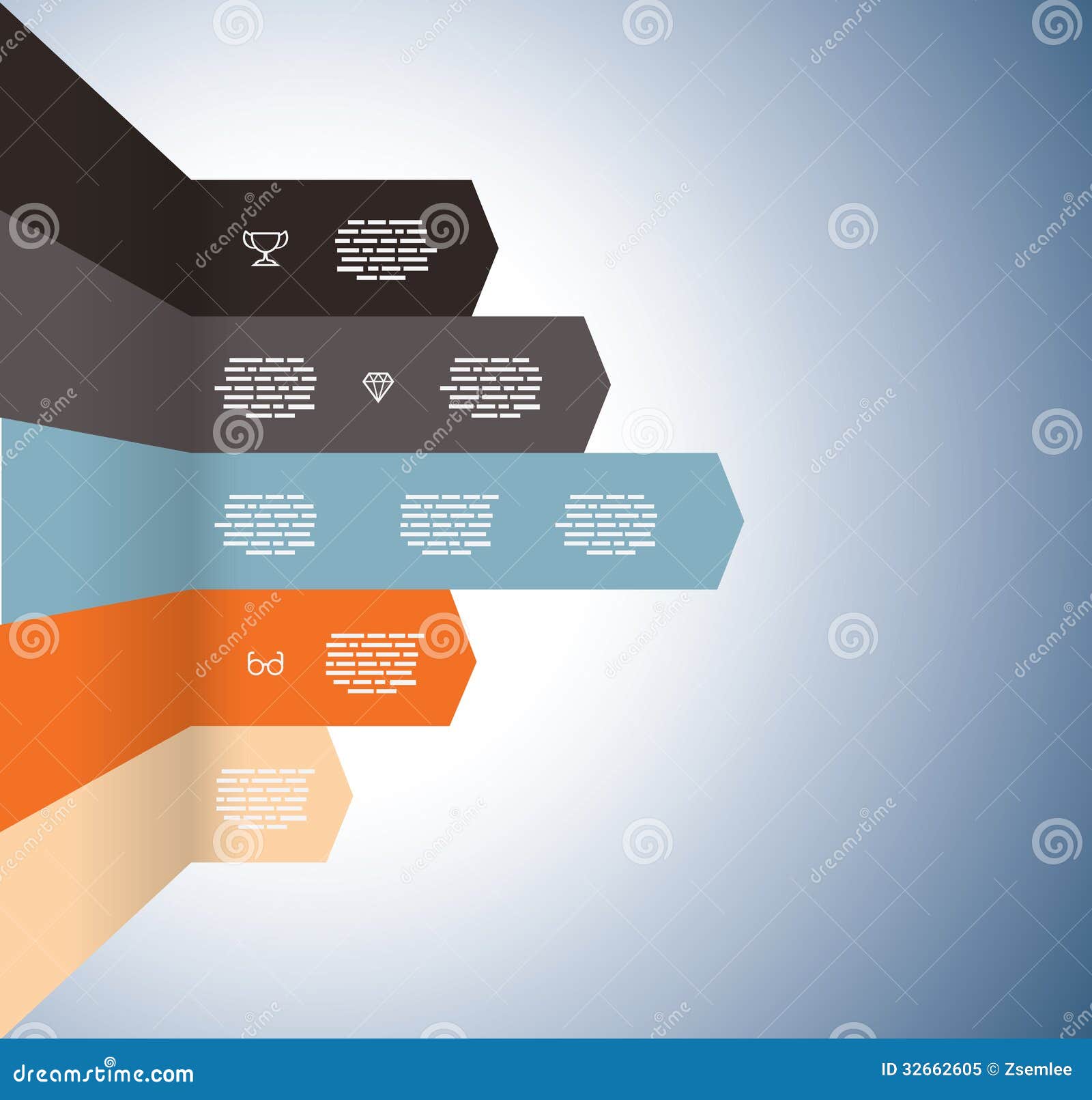 Rising Graph With Arrows Cartoon Vector | CartoonDealer.com #32662605