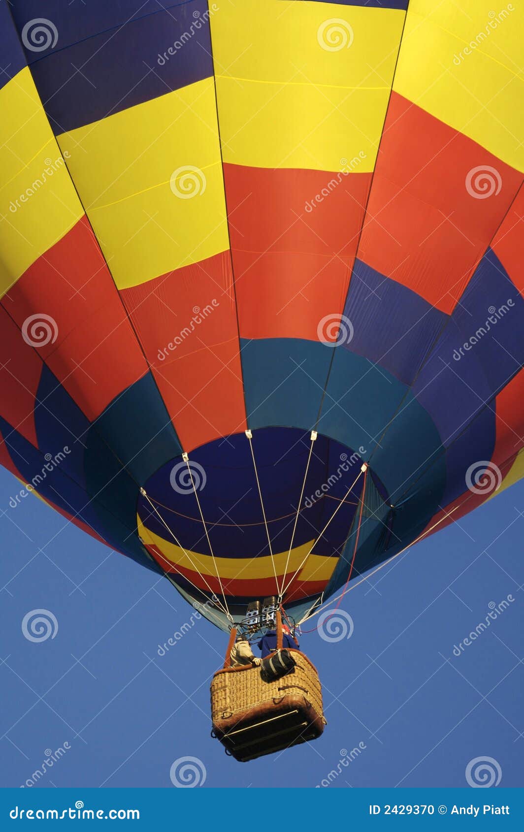 Rising Hot Air Balloon stock photo. Image of pastimes - 2429370