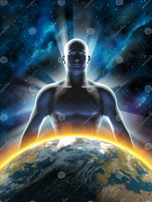 Rising man stock illustration. Illustration of masculine - 18363035