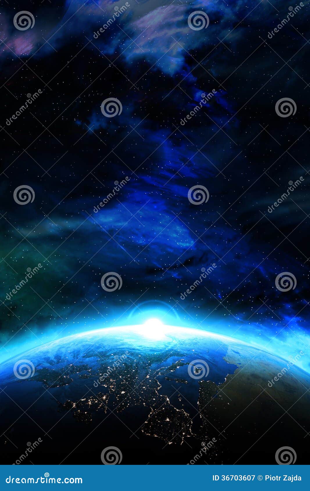 Rising Planet stock illustration. Illustration of black - 36703607
