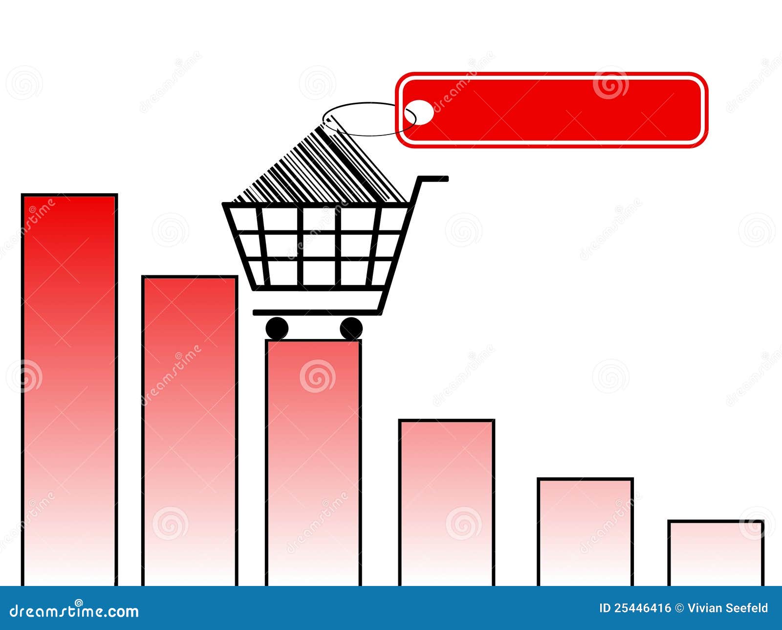 Rising prices stock illustration. Illustration of retail - 25446416