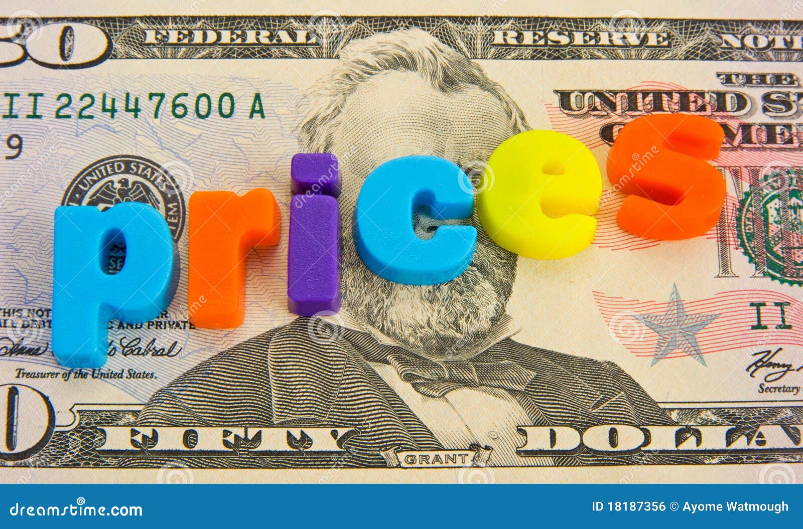 Rising prices: US Dollars. stock photo. Image of costs - 18187356