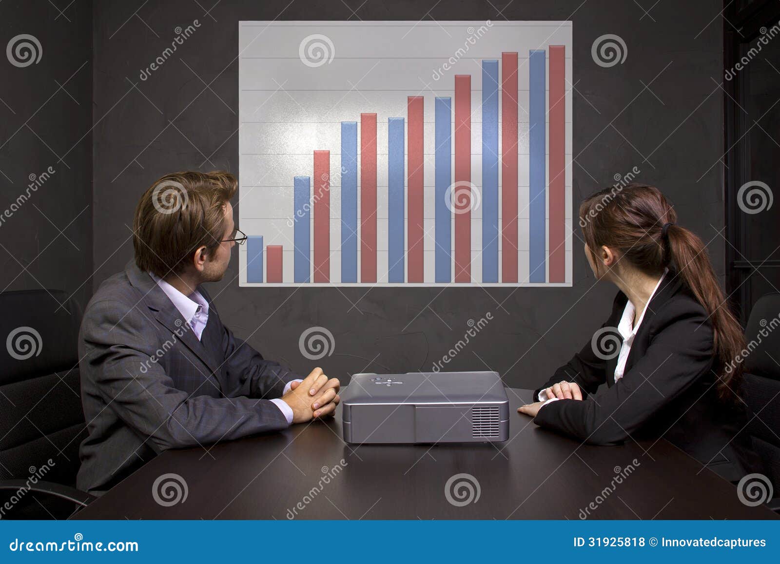 Rising Profits stock photo. Image of rising, office, employee - 31925818
