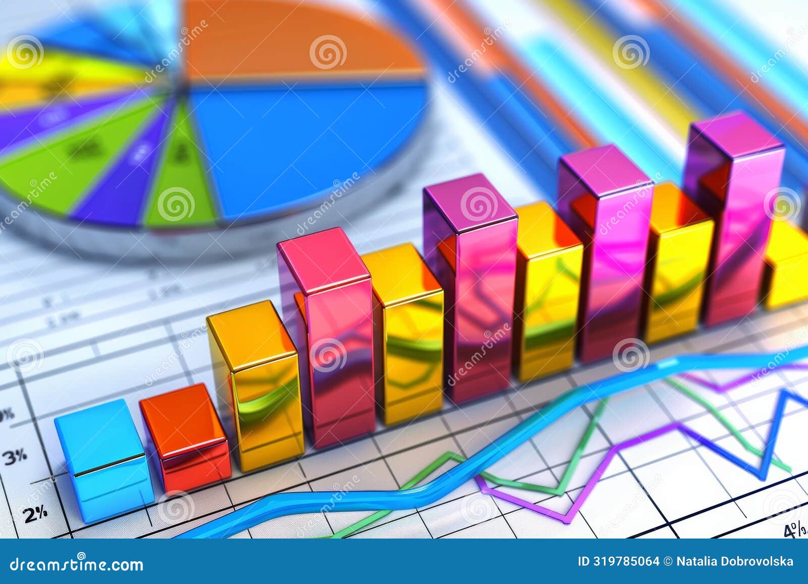 Rising Statistics Show Growing Trends and Positive Data, Indicating ...