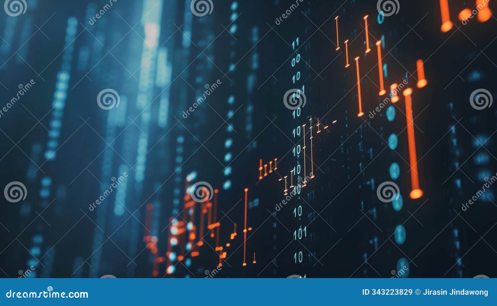 Rising Stock Market Trends with Financial Data Visualizations Stock ...