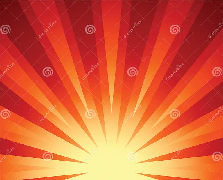 Rising sun stock vector. Illustration of summer, orange - 10367057