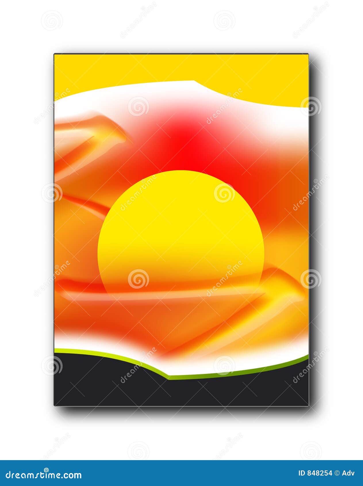 Rising Sun Background stock illustration. Illustration of symbol - 848254