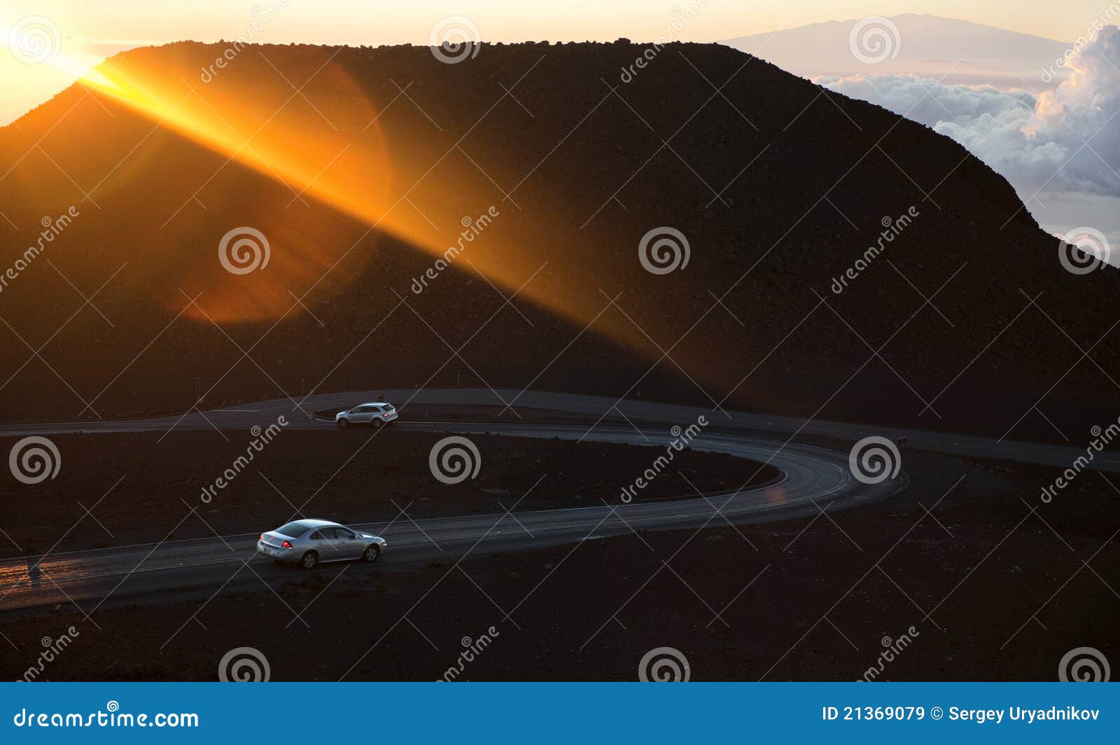 Rising sun beam. stock image. Image of holiday, hawaii - 21369079