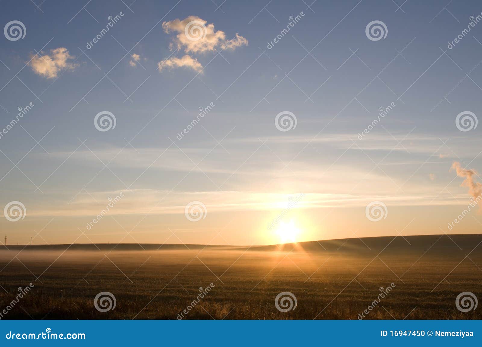 Rising sun beams stock photo. Image of beautiful, rising - 16947450