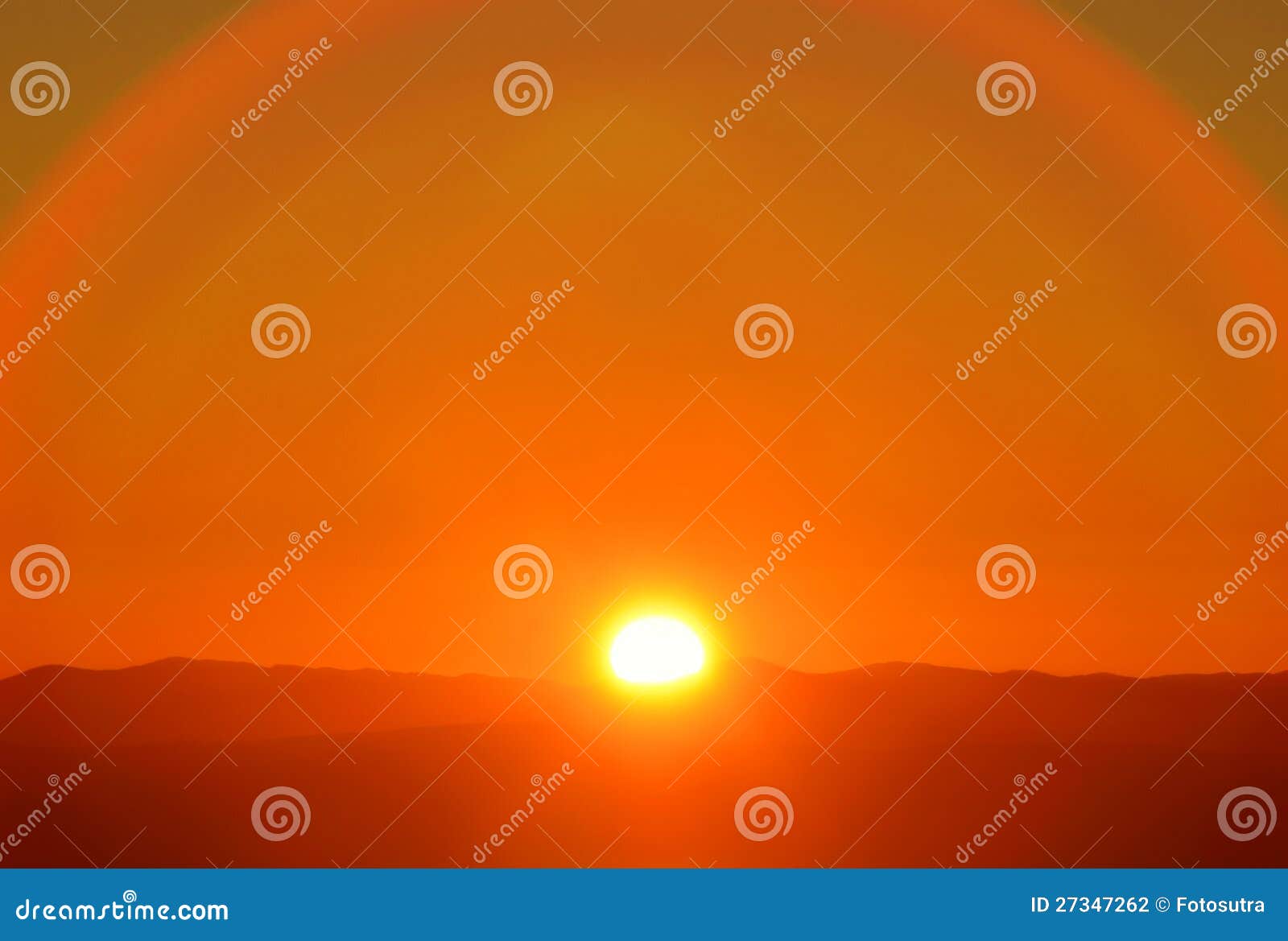 The Rising Sun in the Mountains Stock Photo - Image of meteorology ...