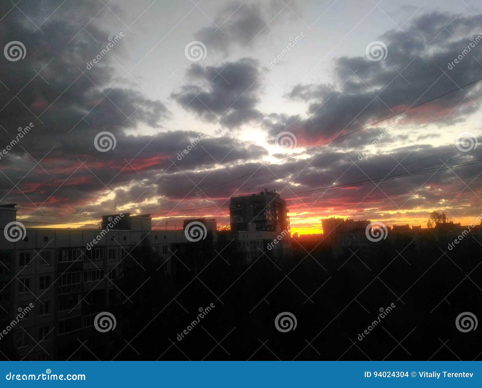 Rising sun in Russia stock photo. Image of russia, rising - 94024304