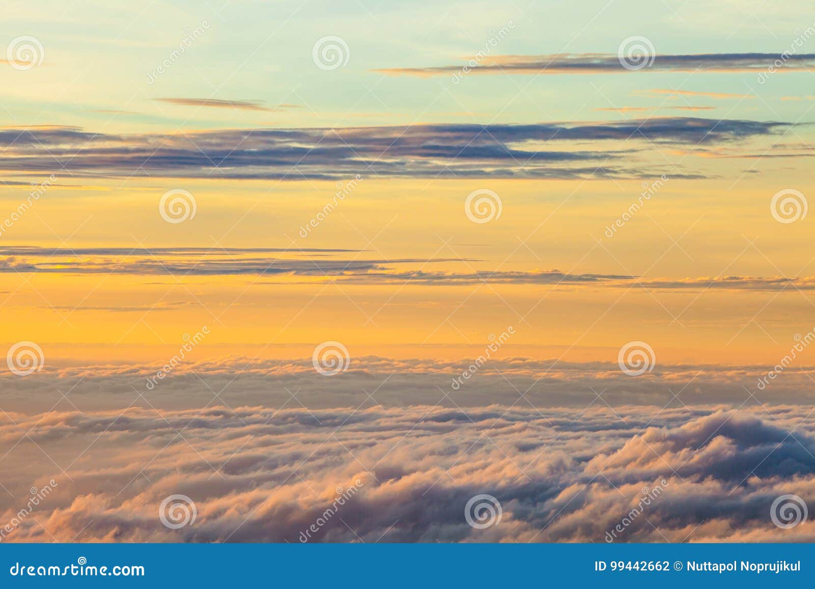 The Rising Sun, Sky Cloud Sunrise Abstract, Background and Fog. Stock ...