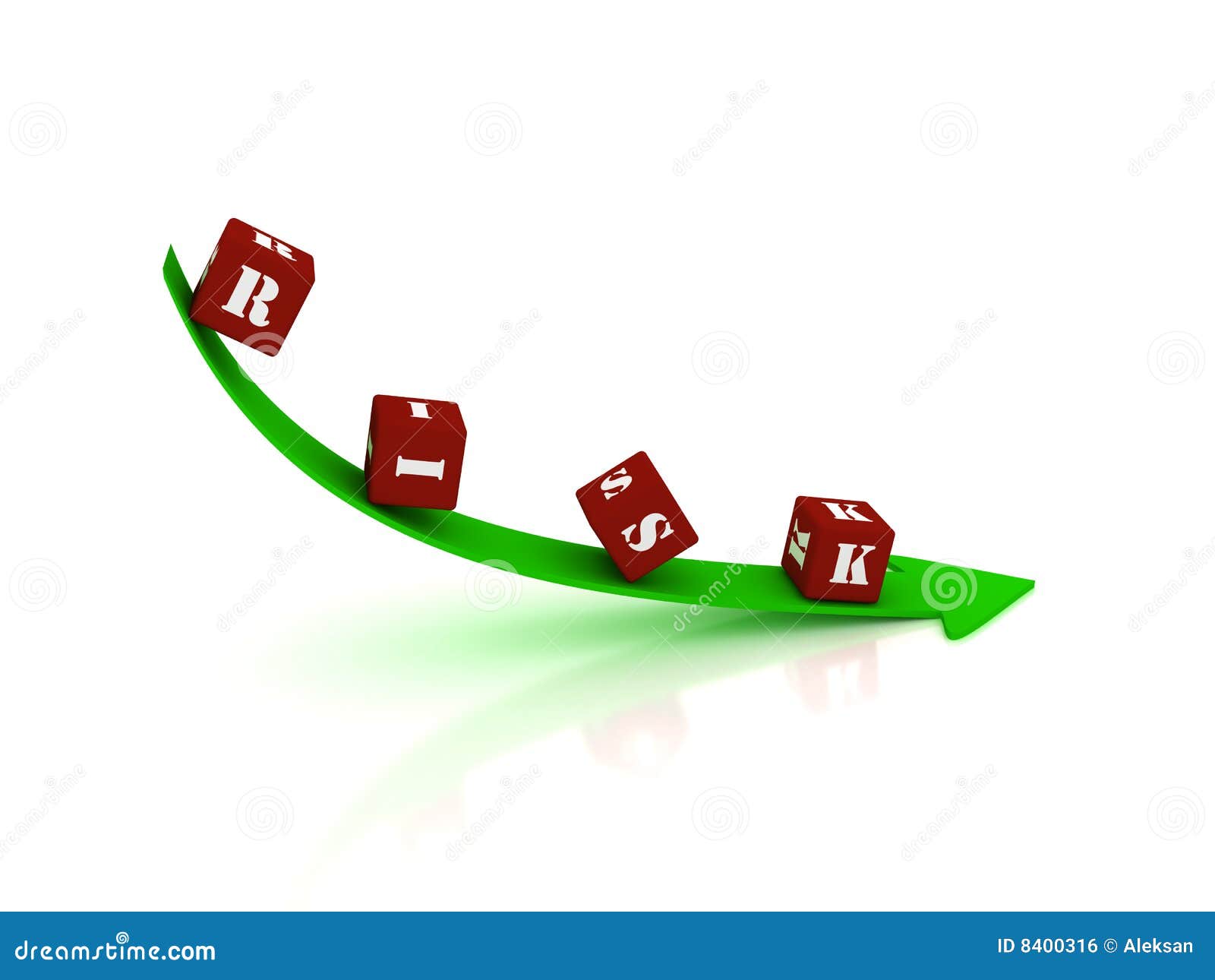 Risk stock illustration. Illustration of adventure, white - 8400316
