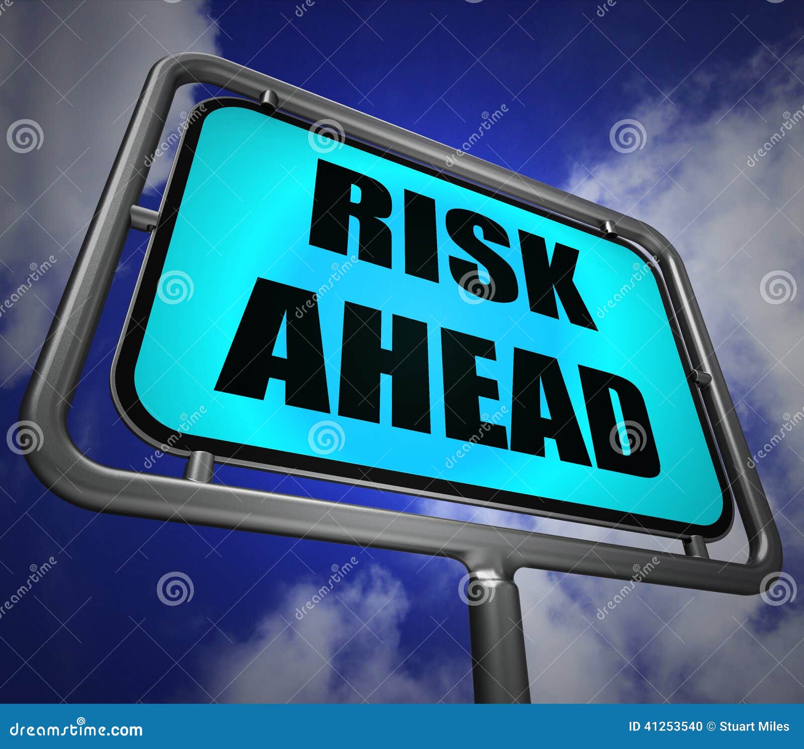 Risk Ahead Signpost Shows Dangerous Unstable And Insecure Warning Stock ... Risk Ahead Signpost Shows Dangerous Unstable And Insecure Warning Stock ...