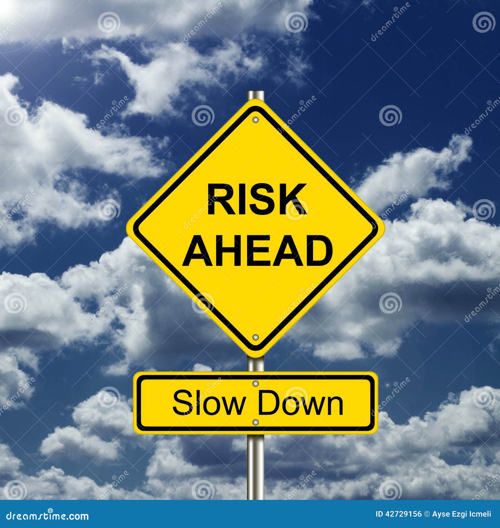 Slow Down, Road Sign Pedestrians Speed Limit. Royalty-Free Stock Image ...