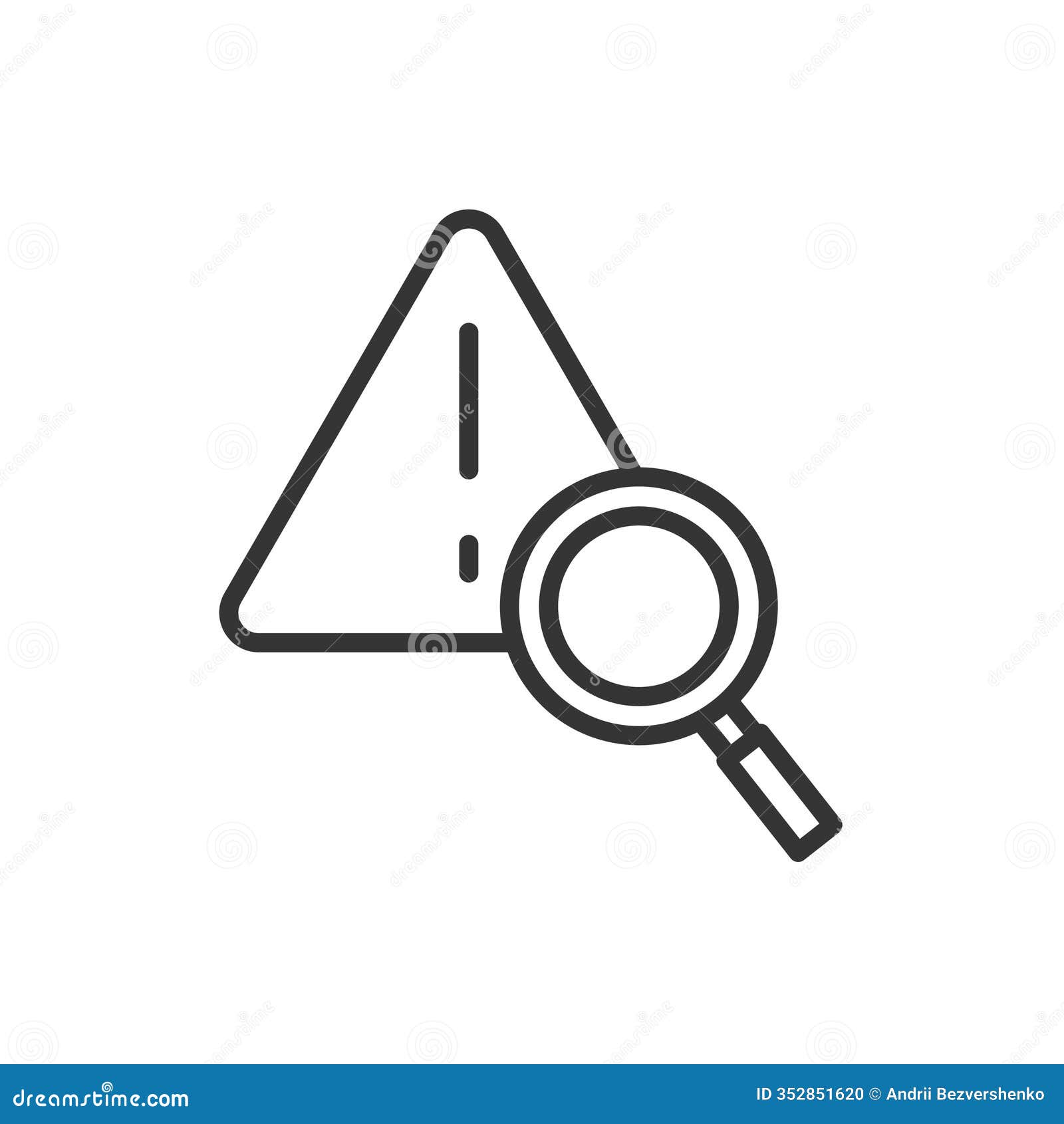 Risk Analysis, Icon in Line Design. Risks Analysis, Risks Assessment ...