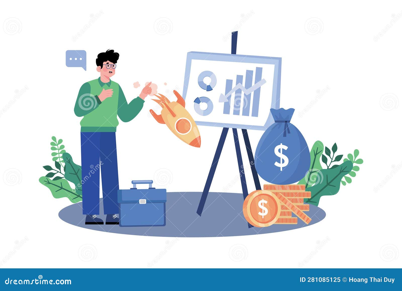 Risk Analyst Assessing Financial Risks and Developing Strategies To ...