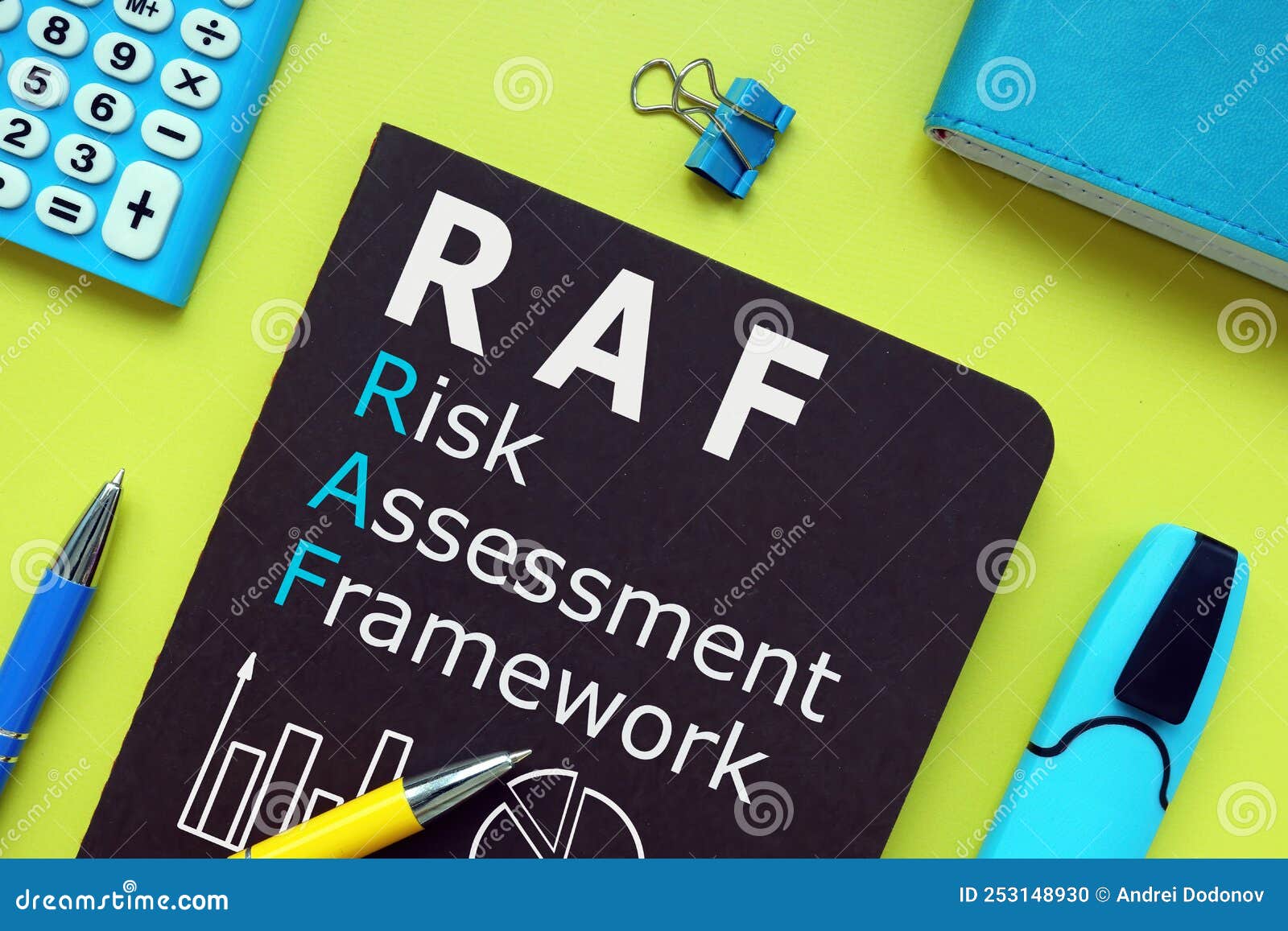 Risk Assessment Framework RAF is Shown Using the Text Stock Photo ...