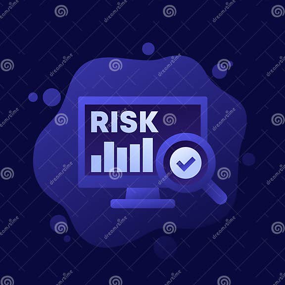 Risk Assessment Icon, Vector Design Stock Vector - Illustration of ...