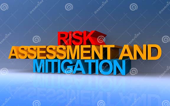 Risk Assessment and Mitigation on Blue Stock Illustration ...