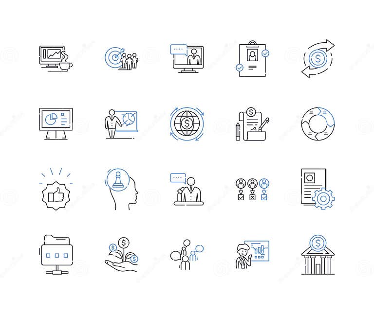 Risk Assessment Line Icons Collection. Hazard, Vulnerability, Exposure ...
