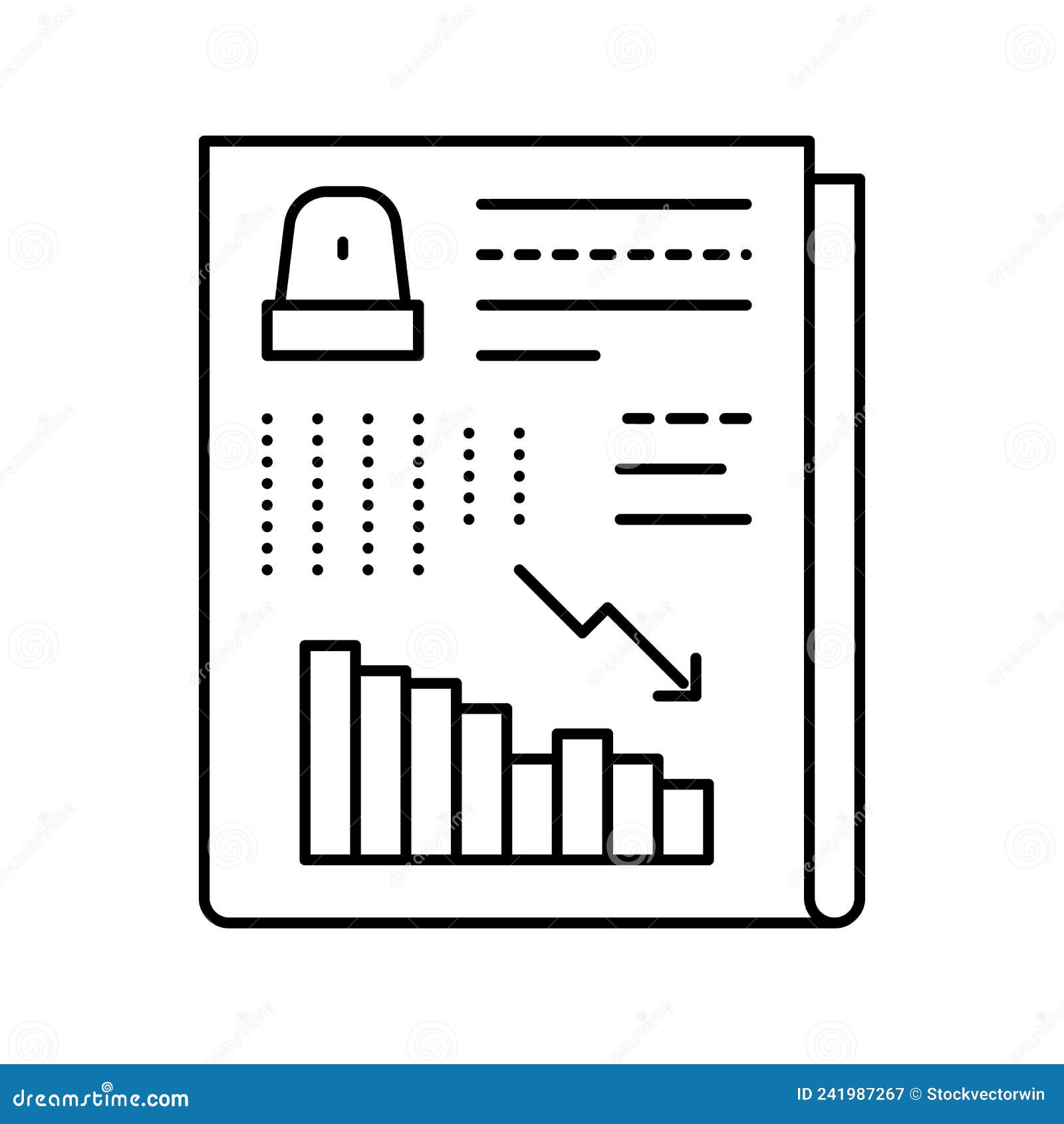 Risk Assessment and Reduction Line Icon Vector Illustration Stock ... Risk Assessment and Reduction Line Icon Vector Illustration Stock ...